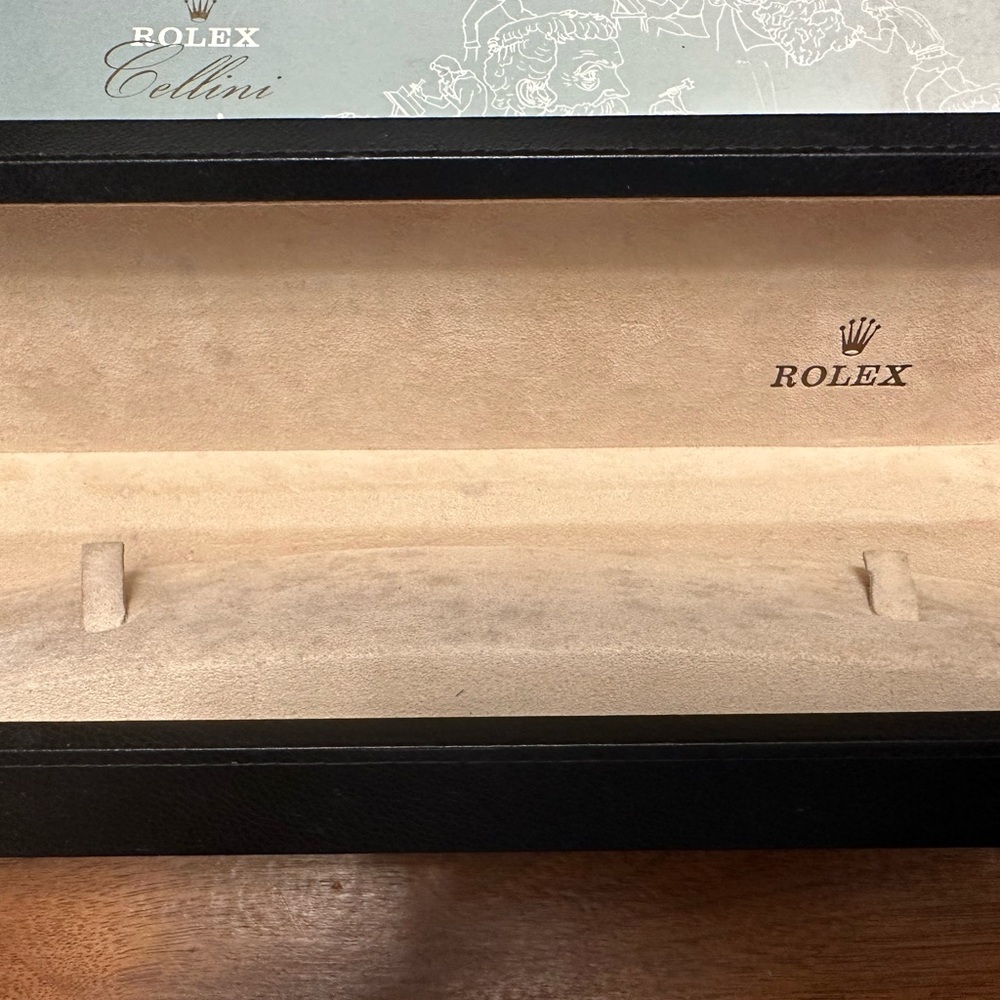 Rolex Cellini Watch Box Complete With Outer Box. Blac… - Gem